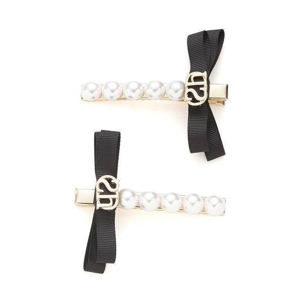 ZOZO問い合わせ番号:101727441ショップ:SNIDEL HOME，スナイデルホームブランド:SNIDEL HOME，スナイデルホーム商品名:パールリボンピンカテゴリ:ヘアアクセサリー>ヘアピンブランド品番:SHGG26124...