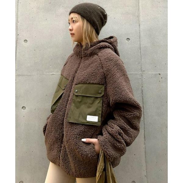 『タイムセール実施中』ZOZO問い合わせ番号:101727610ショップ:merrylatte，メリーラテブランド:merrylatte，メリーラテ商品名:ソフトボアジップパーカー【Primaras】カテゴリ:ジャケット/アウター>ブ...