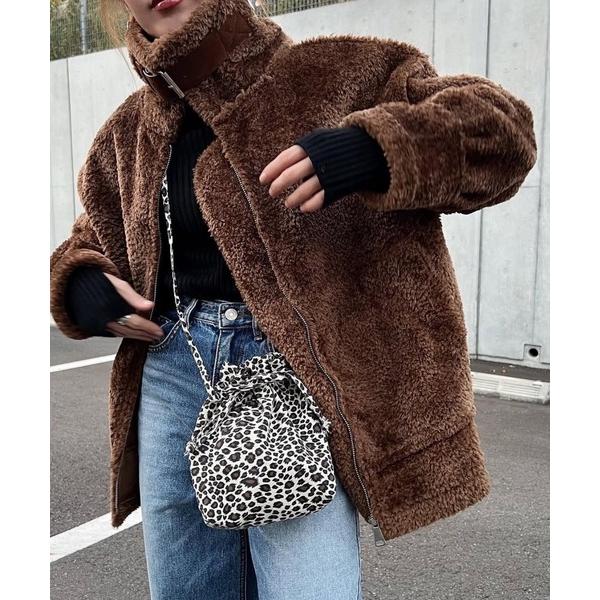 『タイムセール実施中』ZOZO問い合わせ番号:101727686ショップ:merrylatte，メリーラテブランド:merrylatte，メリーラテ商品名:ベルトデザインパイピングムートンファージャケット【Primaras】カテゴリ:ジャケ...