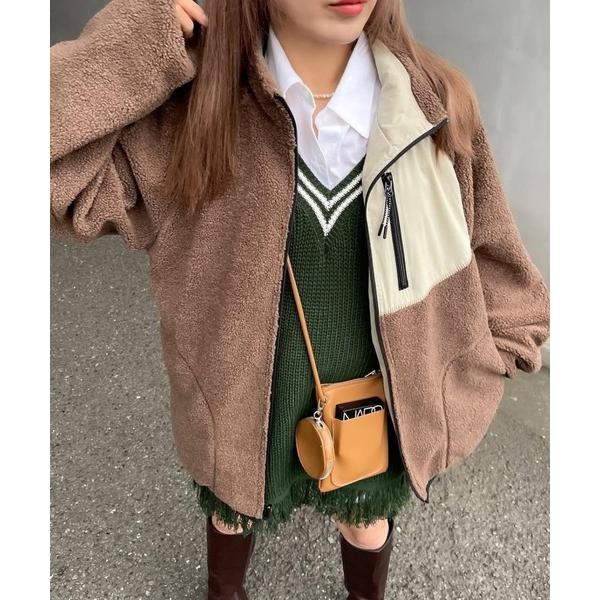 『タイムセール実施中』ZOZO問い合わせ番号:101727687ショップ:merrylatte，メリーラテブランド:merrylatte，メリーラテ商品名:2way多機能ソフトリバーシブルボアアウター【Primaras】カテゴリ:ジャケット...