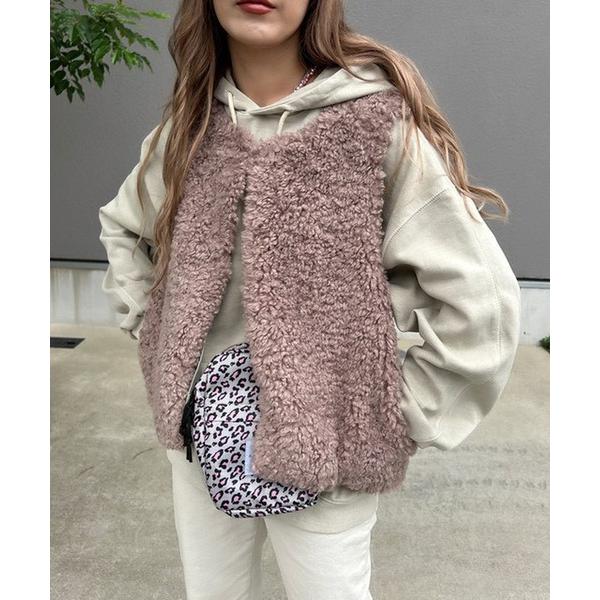 ZOZO問い合わせ番号:101727697ショップ:merrylatte，メリーラテブランド:merrylatte，メリーラテ商品名:アシメデザインふわもこファーベスト【Primaras】カテゴリ:トップス>ベストブランド品番:Pri...