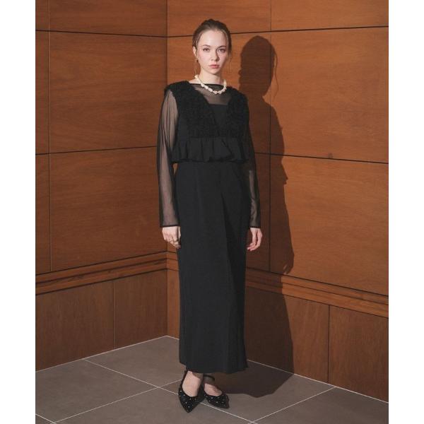 ZOZO問い合わせ番号:101727973ショップ:DONOBAN，ドノバンブランド:DONOBAN，ドノバン，ANDRESD，アンドレスド商品名:【ANDRESD】volume tulle peplum dress セレモニー 結婚式 二...