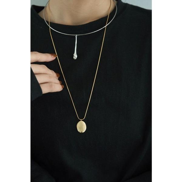 ZOZO問い合わせ番号:101727981ショップ:marjour，マージュールブランド:marjour，マージュール商品名:LAYERED OVAL LOCKET NECKLACEカテゴリ:アクセサリー>ネックレスブランド品番:75...