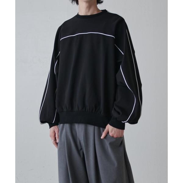 ZOZO問い合わせ番号:101728385ショップ:Lui's，ルイスブランド:Lui's，ルイス商品名:【Neucon】PIPING BALLOON PONTE SWEAT / パイピングバルーンポンチスウェットプルオーバーカテゴリ:トッ...