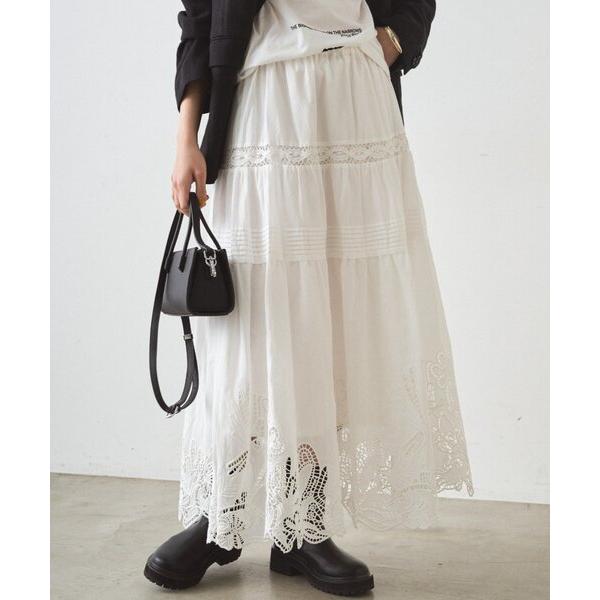 ZOZO問い合わせ番号:101728838ショップ:LOUNGEDRESS，ラウンジドレスブランド:LOUNGEDRESS，ラウンジドレス商品名:レースティアードスカートカテゴリ:スカート>スカートブランド品番:LDZ1061201A...