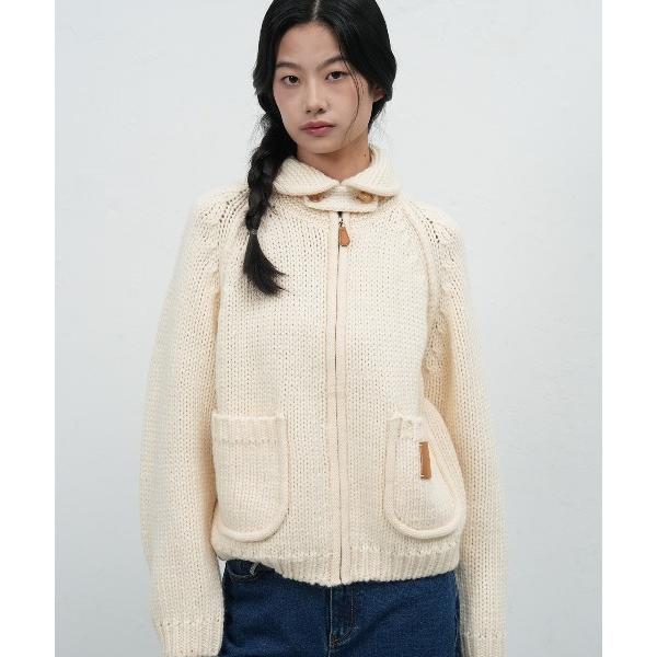 ZOZO問い合わせ番号:101729042ショップ:GENERAL IDEA，ジェネラルアイディアブランド:GENERAL IDEA，ジェネラルアイデア商品名:【GENERAL IDEA】ウールブレンドジップアップカーディガン / COZY...