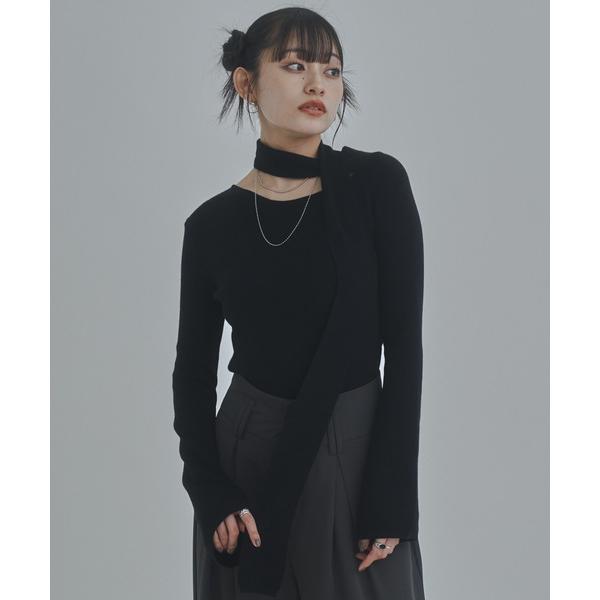 『セール実施中』参考価格：5，060円発売時期：2024年08月コンディション：B（目立つ使用感なし）使用感が少ない、または気にならないアイテム全体的：毛玉参考商品名：アシンメトリーチョーカートップス参考品番：BAIZI244001【商品に...