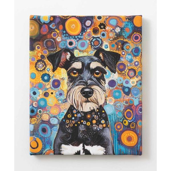 ZOZO問い合わせ番号:101760452ショップ:ABBEY MARKET，アビーマーケットブランド:emonique，エモニーク，ABBEY MARKET，アビーマーケット商品名:犬 シュナウザー デザイン 名画 壁掛け アートファイン...