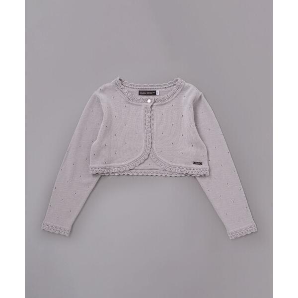 ZOZO問い合わせ番号:101760682ショップ:BEBE ONLINE STORE，ベベ オンラインストアブランド:BeBe，ベベ商品名:ニットボレロカーディガン(110~130cm)カテゴリ:トップス>カーディガン/ボレロブラン...