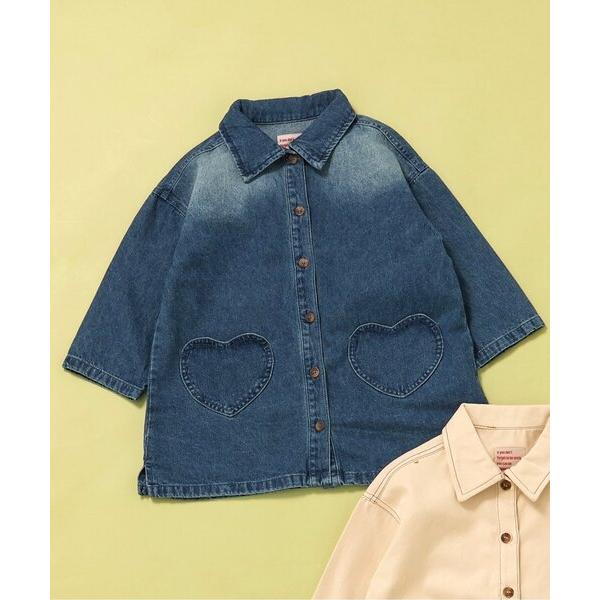 『セール実施中』ZOZO問い合わせ番号:101760779ショップ:F.O.Online Store，エフオーオンラインストアブランド:BREEZE，ブリーズ商品名:ハートポケットシャツワンピースカテゴリ:ワンピース/ドレス>ワンピー...