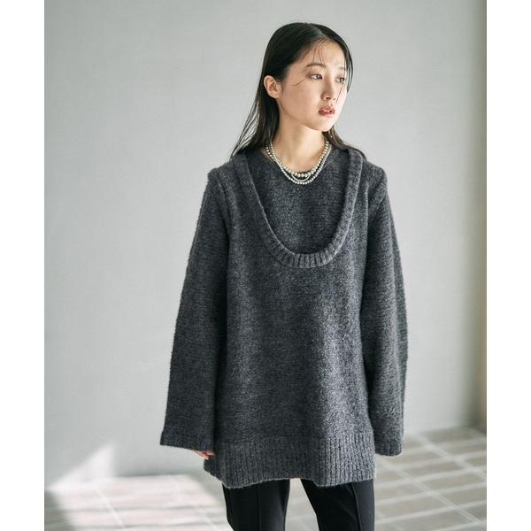 『セール実施中』ZOZO問い合わせ番号:101760849ショップ:LEPSIM，レプシィムブランド:LEPSIM，レプシィム商品名:5ゲージレイヤーライクロングプルオーバー　630086カテゴリ:トップス>ニット/セーターブランド品...