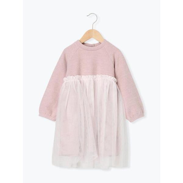 『タイムセール実施中』ZOZO問い合わせ番号:101760908ショップ:Samansa Mos2，サマンサ モスモスブランド:Samansa Mos2 Lagom，サマンサモスモスラーゴム商品名:チュールドッキングニットソーワンピースカテ...