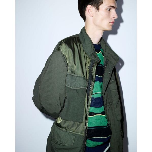 『セール実施中』ZOZO問い合わせ番号:101760957ショップ:BEAMS MEN，ビームス メンブランド:BEAMS，ビームス商品名:3ファブリック クレイジー M65 ジャケット「ワイドフィット」カテゴリ:ジャケット/アウター&gt...