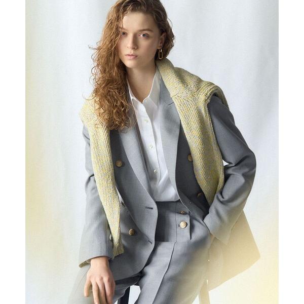 ZOZO問い合わせ番号:101761222ショップ:23区，ニジュウサンクブランド:23区，ニジュウサンク商品名:TWギャバジン テーラード ジャケットカテゴリ:ジャケット/アウター>テーラードジャケットブランド品番:JKWOLS02...