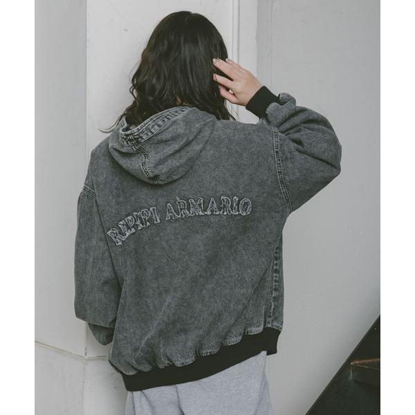 ZOZO問い合わせ番号:101761521ショップ:repipi armario，レピピアルマリオブランド:repipi armario，レピピ アルマリオ，10C REPIPI，ジューシーレピピ商品名:DNMフードルーズブルゾンカテゴリ:...