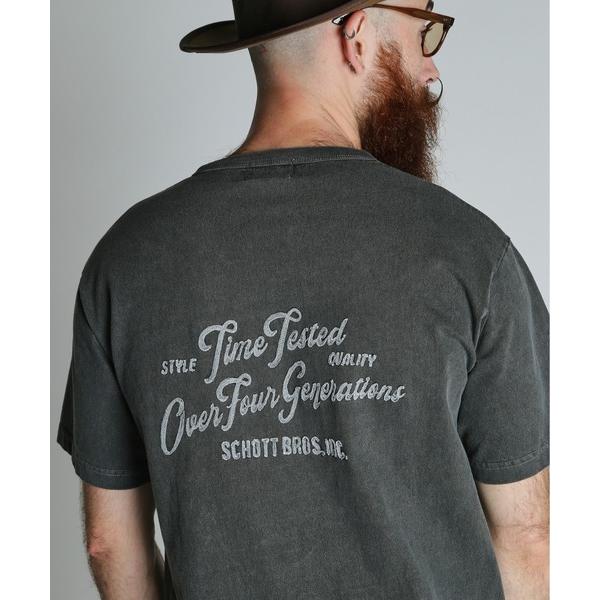 ZOZO問い合わせ番号:101761582ショップ:SCHOTT，ショットブランド:schott，ショット商品名:Schott/ショット/TIME TESTED OVER FOUR GENERATIONS EMB. HENLEY T-SHI...