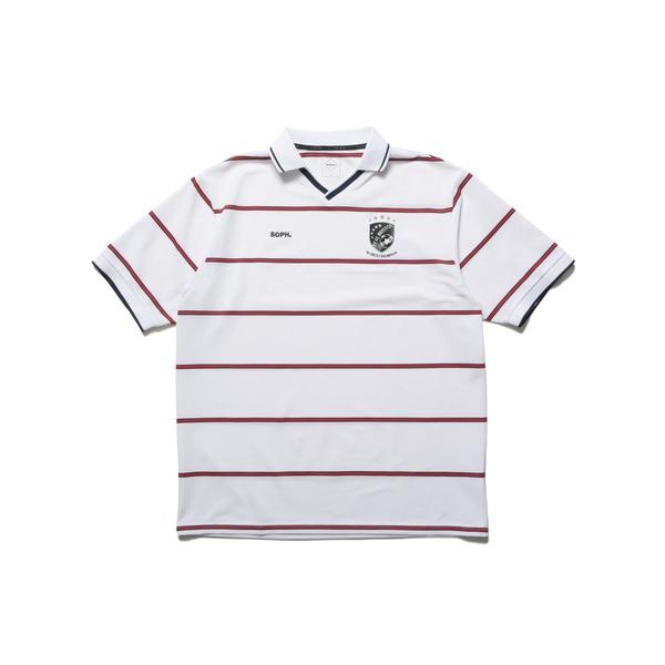 ZOZO問い合わせ番号:101761676ショップ:SOPH.，ソフブランド:F.C.Real Bristol，エフシーレアルブリストル商品名:CHAMPIONS BORDER S/S GAME SHIRTカテゴリ:トップス>ポロシャ...