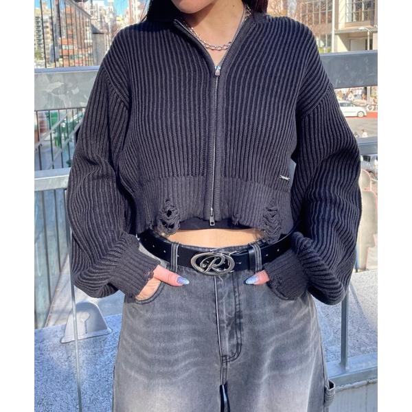 『タイムセール実施中』ZOZO問い合わせ番号:101762121ショップ:repipi armario，レピピアルマリオブランド:repipi armario，レピピ アルマリオ，10C REPIPI，ジューシーレピピ商品名:ダメージニット...