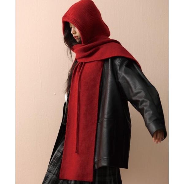 『タイムセール実施中』ZOZO問い合わせ番号:101762340ショップ:Ada.，エイダブランド:ADDITION STORE，アディションストア，VQ，ブイキュー商品名:【ラスト入荷】＼頭まですっぽり／フード型 ニットマフラー / as...