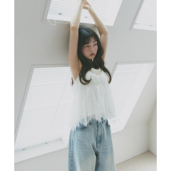 『タイムセール実施中』ZOZO問い合わせ番号:101762406ショップ:andme，アンドミーブランド:Freesia by andme，フリージアバイアンドミー商品名:バックリボンレースキャミソールビスチェカテゴリ:トップス>キャ...