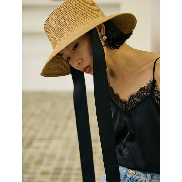 ZOZO問い合わせ番号:101762667ショップ:Avenue，アヴェニューブランド:AIC.，エーアイシー商品名:ロングリボンワイドブリムペーパーハット/サイズ調節可能/紐取り外し可能カテゴリ:帽子>ハットブランド品番:30326...