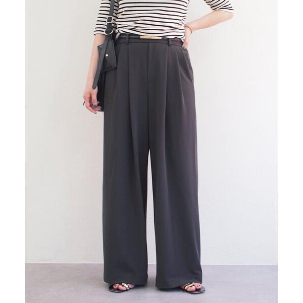 ZOZO問い合わせ番号:101763062ショップ:LOUNGEDRESS，ラウンジドレスブランド:LOUNGEDRESS，ラウンジドレス商品名:【＠ld_risaコラボ】ジャージータックワイドパンツカテゴリ:パンツ>その他パンツブラ...