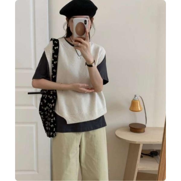 『タイムセール実施中』ZOZO問い合わせ番号:101763433ショップ:Bonjour Sagan，ボンジュールサガンブランド:I.O.E，アイオイ商品名:リラックスフィット無地ベストトップスカテゴリ:トップス>ベストブランド品番:...