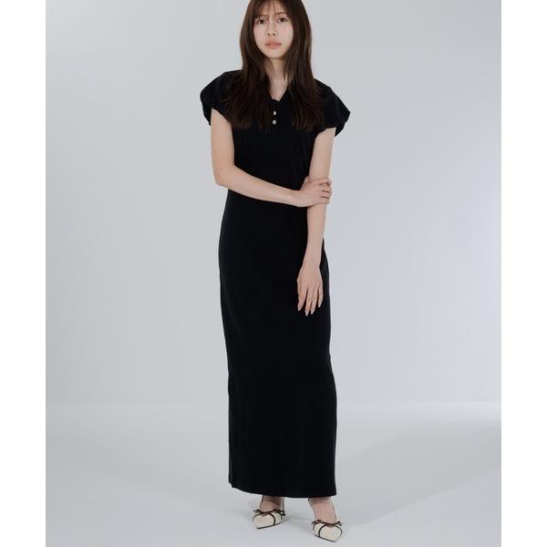 ZOZO問い合わせ番号:101763836ショップ:SENEE，セニーブランド:SENEE，セニー商品名:puff sleeve polo onepiece（パフスリーブポロワンピース）カテゴリ:ワンピース/ドレス>ワンピースブランド...