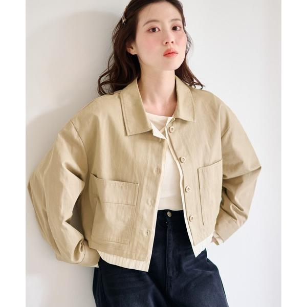 『セール実施中』ZOZO問い合わせ番号:101764610ショップ:Kastane，カスタネブランド:Kastane，カスタネ商品名:【SETUP対応】レイヤードショートシャツジャケットカテゴリ:ジャケット/アウター>その他アウターブ...