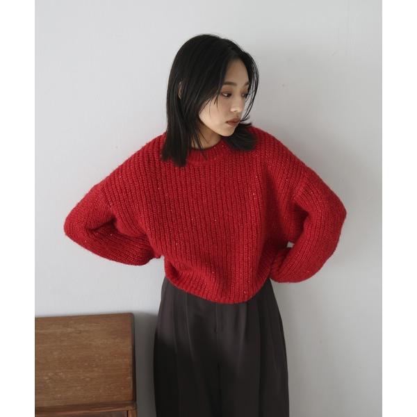 『セール実施中』参考価格：5，940円発売時期：2024年11月コンディション：A（使用感なし）数回使用した程度で使用感が感じられないアイテム参考商品名：スパンコールニットプルオーバー参考品番：232-851F1128【商品に関する注意事項...