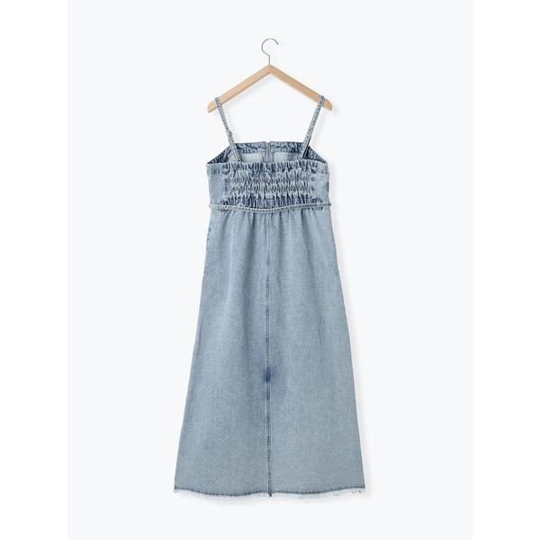 『セール実施中』参考価格：9，900円発売時期：2025年02月コンディション：B（目立つ使用感なし）使用感が少ない、または気にならないアイテム全体的：色あせ、汚れ、ほつれ参考商品名：デニムキャミワンピース参考品番：2100370-12-3...