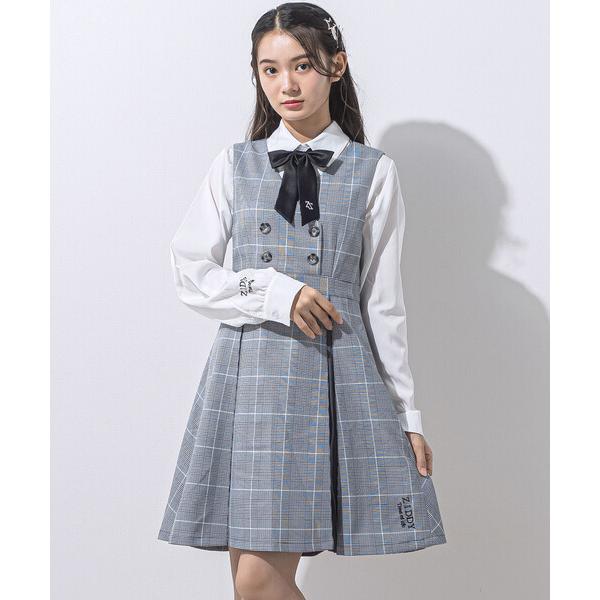 ZOZO問い合わせ番号:101796214ショップ:BEBE ONLINE STORE，ベベ オンラインストアブランド:ZIDDY，ジディ商品名:【 ニコ☆プチ 掲載 】グレンチェックジャンパースカート(130~160cm)カテゴリ:ワンピ...