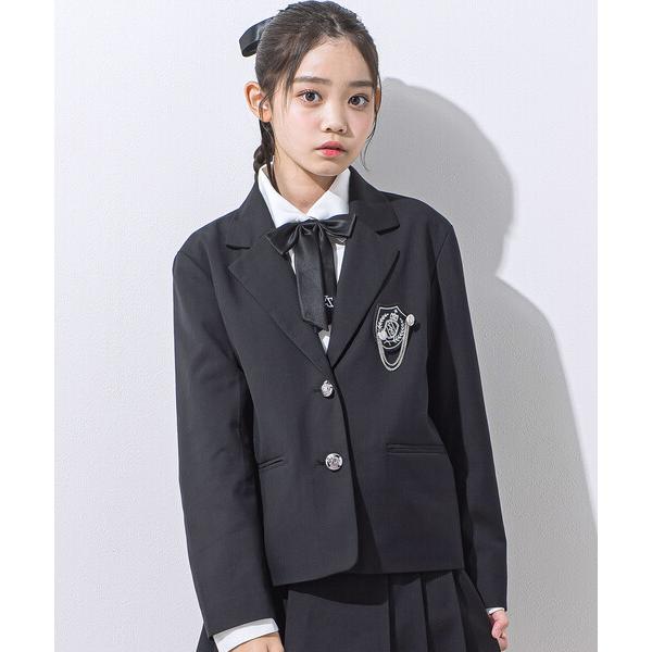 ZOZO問い合わせ番号:101796215ショップ:BEBE ONLINE STORE，ベベ オンラインストアブランド:ZIDDY，ジディ商品名:【 ニコ☆プチ 掲載 】エンブレムジャケット(140~160cm)カテゴリ:ジャケット/アウタ...