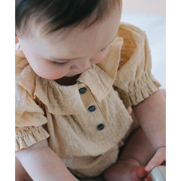 ※このアイテムは返品・交換対象外商品です。ZOZO問い合わせ番号:101796445ショップ:BEAMS WOMEN，ビームスウィメンブランド:こども ビームス，コドモビームス商品名:ベビー パフスリーブ ロンパース 2026SS（70〜8...