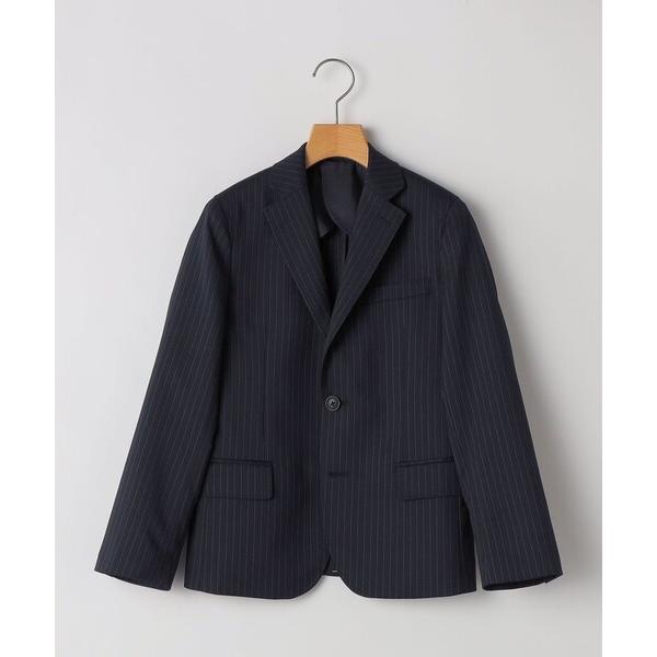ZOZO問い合わせ番号:101796605ショップ:SHIPS KIDS，シップス キッズブランド:SHIPS，シップス商品名:SHIPS KIDS:140〜160cm /ネイビー ストライプ ジャケットカテゴリ:フォーマルスーツ/小物&g...