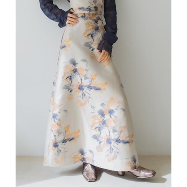 『タイムセール実施中』ZOZO問い合わせ番号:101796672ショップ:MARTE，マルテブランド:sahara，サハラ商品名:Flower Jacquard Flare Skirtカテゴリ:スカート>スカートブランド品番:01-S...