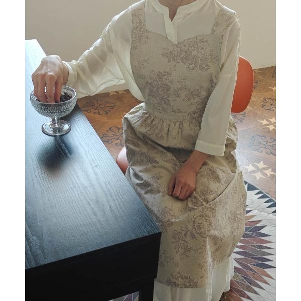 ZOZO問い合わせ番号:101796931ショップ:MANGROVE，マングローブブランド:Made in I，メイドインアイ，MANGROVE，マングローブ商品名:Muted Blossom Apronカテゴリ:食器/キッチン>エプ...