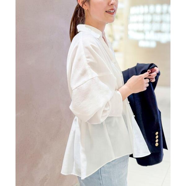 ZOZO問い合わせ番号:101797450ショップ:NOLLEY'S，ノーリーズブランド:NOLLEY'S，ノーリーズ商品名:ウォッシャブルパール釦スキッパータックブラウスカテゴリ:トップス>シャツ/ブラウスブランド品番:6-0035...