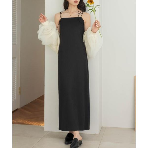 ZOZO問い合わせ番号:101797514ショップ:hinari，ヒナリブランド:hinari，ヒナリ商品名:Iラインリブキャミワンピースカテゴリ:ワンピース/ドレス>ワンピースブランド品番:HN00000090素材:表地:ポリエステ...