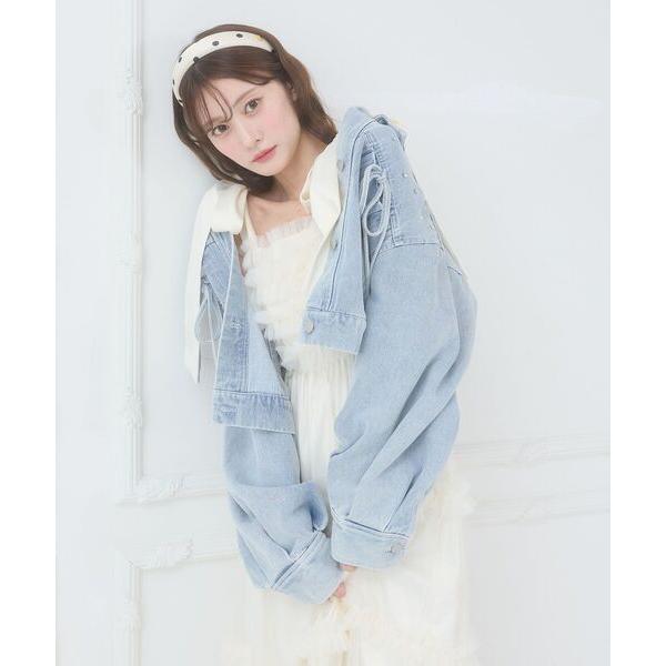 『タイムセール実施中』ZOZO問い合わせ番号:101798296ショップ:MAJESTIC LEGON，マジェスティックレゴンブランド:MAJESTIC LEGON，マジェスティックレゴン商品名:ビジューリボンGジャンカテゴリ:ジャケット/...