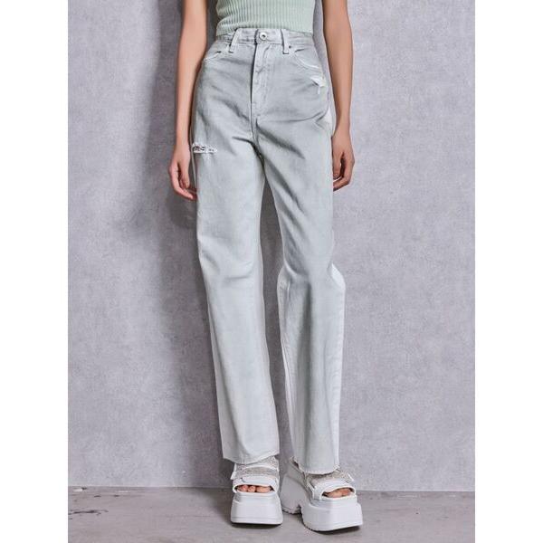 ZOZO問い合わせ番号:101798337ショップ:GYDA，ジェイダブランド:GYDA，ジェイダ商品名:ハイウエストBACK LACE UPストレートデニムパンツカテゴリ:パンツ>デニムパンツブランド品番:072612402701素...