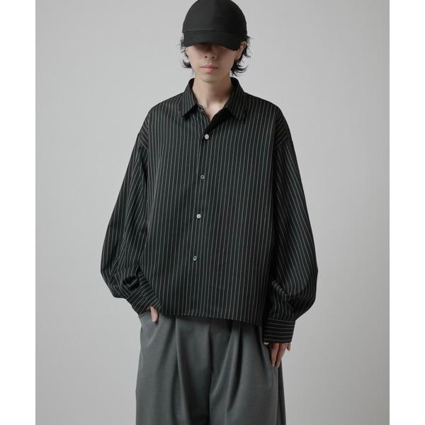 ZOZO問い合わせ番号:101798497ショップ:Lui's，ルイスブランド:Lui's，ルイス商品名:【Neucon】BALLOON SLEEVE STRIPE OVER SHIR / バルーンスリーブストライプオーバーシャツカテゴリ:...
