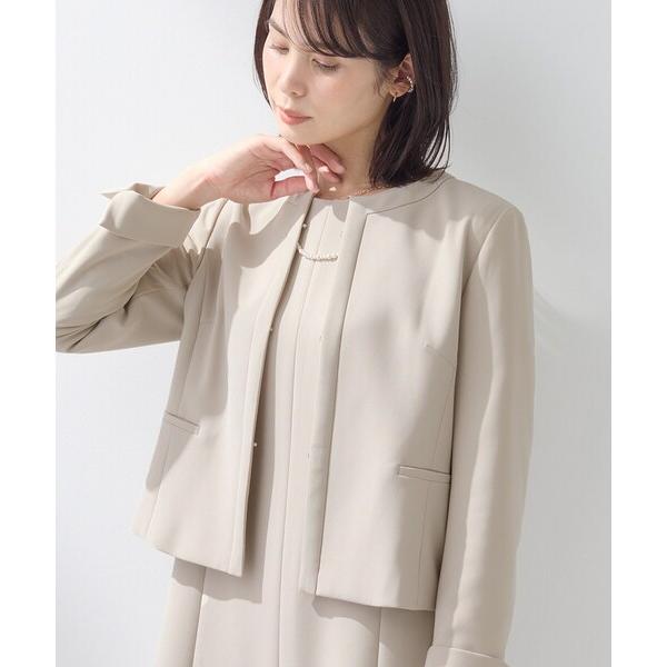 『タイムセール実施中』ZOZO問い合わせ番号:101798671ショップ:INDIVI，インディヴィブランド:INDIVI，インディヴィ商品名:【上品光沢／セレモニー／SETUP可能】切り替えデザインジャケットカテゴリ:ジャケット/アウター...