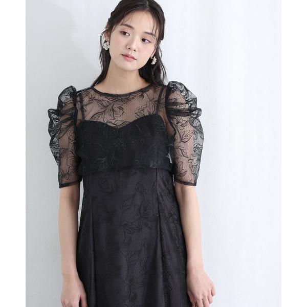 『タイムセール実施中』ZOZO問い合わせ番号:101798767ショップ:PourVous，プールヴーブランド:PourVous，プールヴー商品名:ロング＆七分袖 フォーマル シャーリングスリーブ ボレロ ドレス2点セットセレモニー 結婚式...