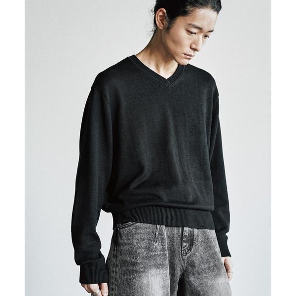 ZOZO問い合わせ番号:101799239ショップ:MONO-MART，モノマートブランド:WYM LIDNM，ウィム バイ リドム商品名:SILK BLEND V-NECK KNITカテゴリ:トップス>ニット/セーターブランド品番:...