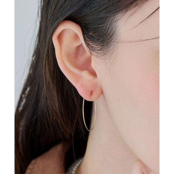 ZOZO問い合わせ番号:101801322ショップ:JEWEL ADDICT，ジュエルアディクトブランド:Phoebe，フィービィー商品名:【痛くないシリーズ】ファセットスリムフープライトフィットイヤリングカテゴリ:アクセサリー>イヤ...