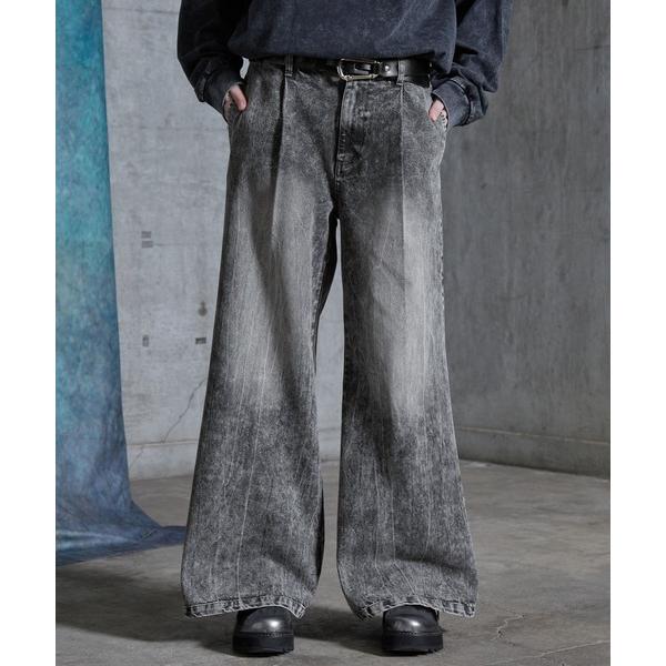 ZOZO問い合わせ番号:101808635ショップ:EMMA CLOTHES，エマ クローズブランド:SERACE，セラス商品名:【SERACE】Vintage buggy wide flare denim pants / ヴィンテージバギ...