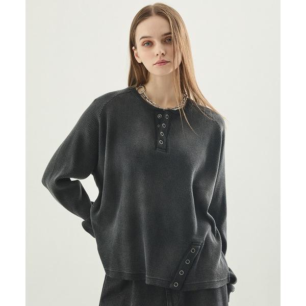 ZOZO問い合わせ番号:101808647ショップ:EMMA CLOTHES，エマ クローズブランド:Spielio，シュピーリオ商品名:【Spielio】Henley neck thermal cutsew / ヘンリーネックサーマルカッ...