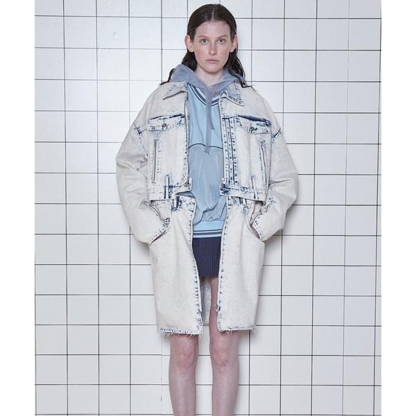 『タイムセール実施中』参考価格：33，000円発売時期：2024年01月コンディション：A（使用感なし）数回使用した程度で使用感が感じられないアイテム参考商品名：Multiway Denim Coat/マルチウェイデニムコート【MAISON...
