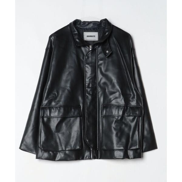 参考価格：12，100円発売時期：2021年11月コンディション：C（やや使用感あり）使用感があり、やや気になる傷や汚れがあるアイテム首周り：傷参考商品名：ハイネックレザーブルゾン参考品番：AAZAM1021001ZOZO問い合わせ番号:1...